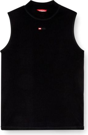 Diesel Femme, Tops, Noir, Taille: 36 FR T-Mokky Mock Neck Tank Top