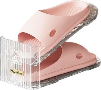 Generic Organizador de Zapatos - Soporte de Doble capa, ahorra espacio | Separador de Zapatos Ajustable, solución de almacenamiento compacta para la entrada d