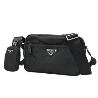 Prada Sac bandouli&egrave;re vintage Pre-owned - Femme - Pre-owned - Noir - Taille: ONE Size