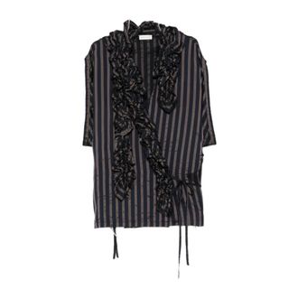 Dries Van Noten Clematis Shirt - - Tops - Damen - Blau - M