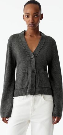 Arket Strickjacke Aus Wolle -Grau