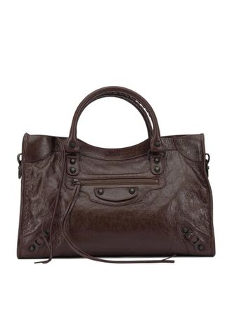 Balenciaga Hobo Bags - Bordeaux Textured Leather Shoulder Bag With Hand-W - Gr. unisize - in Schwarz - f&uuml;r Damen