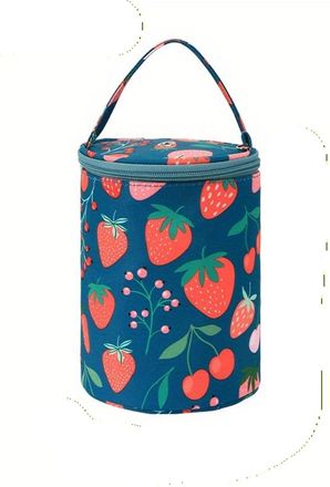 Generic Tragbare Runde Garn Lagerung Taschen Stricken Wolle Organizer wasserdichte H&auml;keln Haken Tasche for N&auml;hen Zubeh&ouml;r Werkzeuge(D-4)