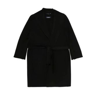 Max Mara Femme, Manteaux, Noir, Taille: 36 FR Messi Coat