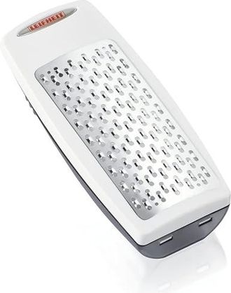 Leifheit Parmesanreibe ComfortLine-Serie, reiben in zwei Richtungen für doppelt so schnelles Ergebnis, Käsereibe mit Auffangbehälter, spülmaschinenfest, Reibe,