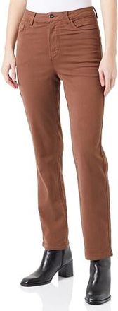 Kaffe Womens Jeans Colored Cropped Legs Straight Fit High-Waisted Regular Waist