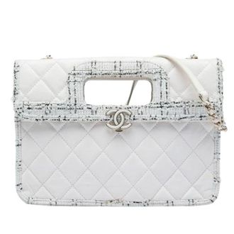 Chanel Pre-owned Gesteppte Satchel - - Pre-owned - Damen - Wei&szlig; - ONE SIZE