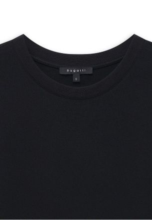 Bugatti T-Shirt aus 100% Viskose mit Rundhalsausschnitt