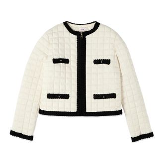 Oltre Gesteppte leichte Daunenjacke - - Jackets - Damen - Wei&szlig; - 3XL