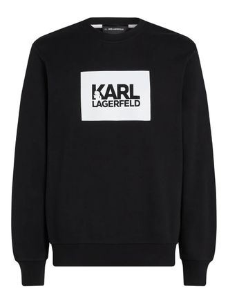 Karl Lagerfeld sweat à logo imprimé - Noir