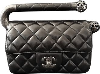 Chanel Clutches - Chanel Around The World Evening Clutch lambskin bl - Gr. unisize - in Schwarz - für Damen