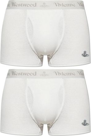 Vivienne Westwood Homme, Sous-vêtements, Blanc, Taille: L Boxers en coton