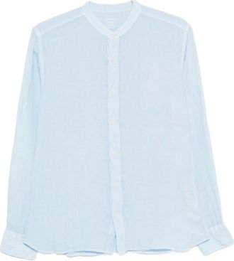 120% Lino Homme, Chemises, Bleu, Taille: 2XL Casual Chemises