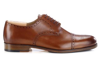 Bexley Balderton Patin - Derbies homme marron patin&eacute;