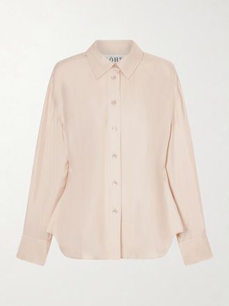 R&oacute;he Chemise En Serge De Soie Shaped - Rose