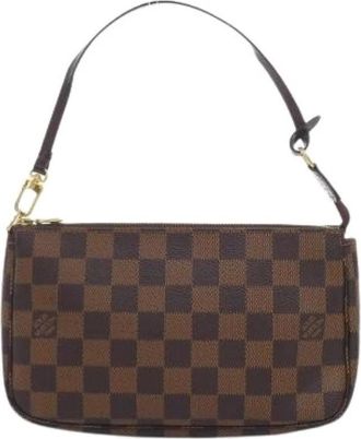 Louis Vuitton Pre-owned Damier Accessories Pouch - Femme - Pre-owned - Brun - Taille: ONE Size