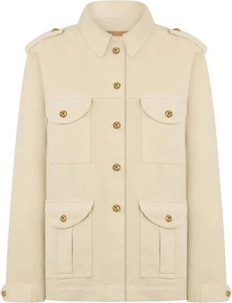 Blaz&eacute; Milano Femme, Vestes, Beige, Taille: 40 FR Nariida Sahariana Jacket