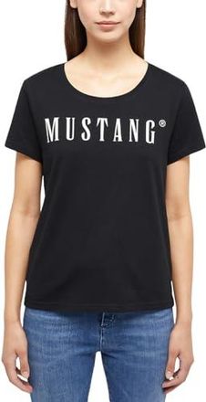 Mustang Jeans Femme Style Alma T-Shirt, Black 4142., M EU