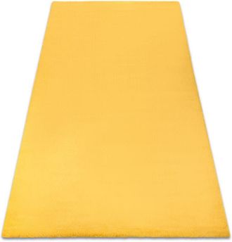 RugsX Rugsx - Teppich bunny gold imitation von kaninchenpelz yellow 160x220 cm