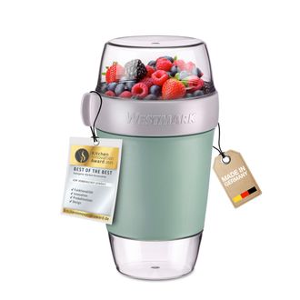 Westmark Lunchpot - praktischer Becher to go, ideal für Essen wie Müsli, Porridge, Suppe und Salat, Mikrowellen- und Tiefkühler-geeignet - 1150 ml, BPA-frei, G