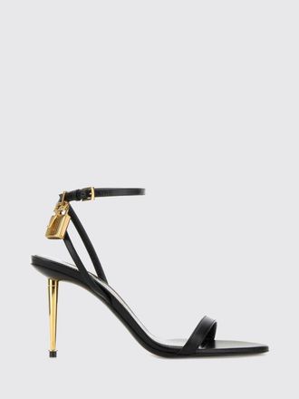 Tom Ford Sandales &agrave; talon aiguille Padlock en cuir ovin avec bride