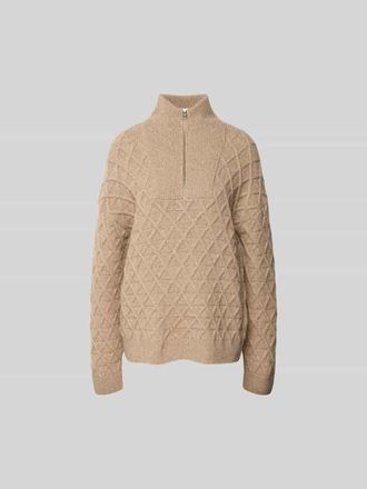 Closed Oversized Pullover mit Troyer-Kragen