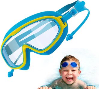 Generico Kinder-Badebrille, Schwimmbrille f&uuml;r Kleinkinder | Anti-Beschlag-Schwimmbrille aus Silikon, mit Ohrst&ouml;pseln f&uuml;r