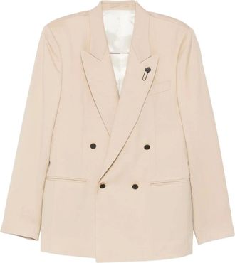 Lardini Homme, Vestes, Beige, Taille: M Blazer crois&eacute;