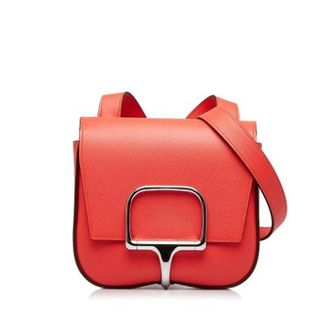 Herm&egrave;s Pre-owned Della Cavalleria Schultertasche - - Pre-owned - Damen - Rot - ONE SIZE