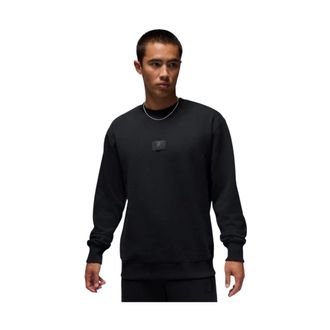 Nike Jordan Homme, Sweatshirts et sweats &agrave; capuche, Noir, Taille: S Flight Fleece Crew