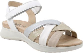 Enval soft Damen D.samira Enval Sandale, Weiß Sand, 40 EU