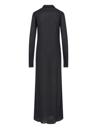 Jil Sander Womens Dresses Black Silk
