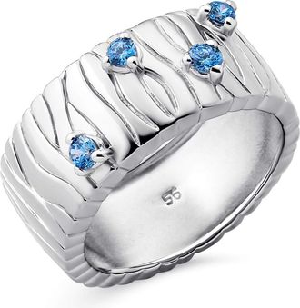 Orphelia Damen-Ringe 925_Sterling_Silber zirkonia - Ringgröße 52 ZR-7504/52