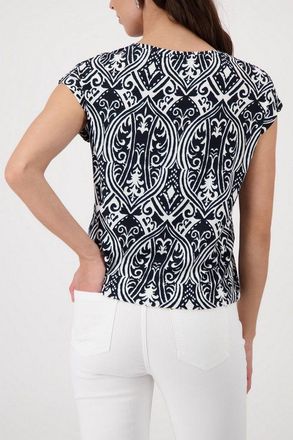 Monari T-Shirt Regular fit mit Ornament-Muster