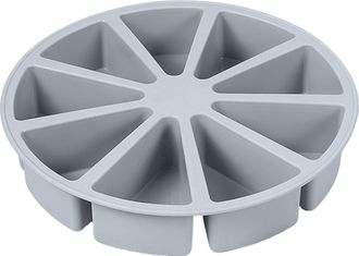 Generic Backportion Form - 9 Punkte Kuchenform, Dreieck Käsekuchenform, Pizza Backpfanne | Kuchen -Portion Silikon Backform, Dreieck Silikonkuchen -Portion Fo