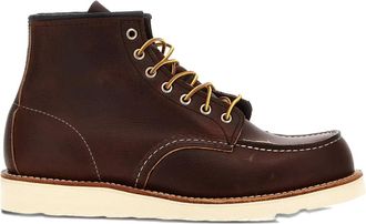 Red Wing Shoes Classic Moc Stiefel mit Kontrastnähten - Braun