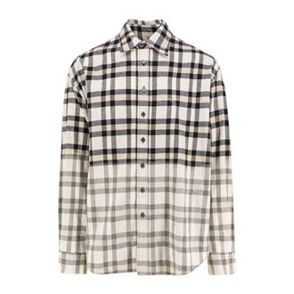 Ih Nom Uh Nit Madras Print Shirt - - Shirts - Herren - Wei&szlig; - XL