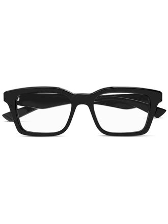 Alexander McQueen Eyewear lunettes de vue &agrave; monture carr&eacute;e - Noir