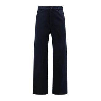 Loewe Homme, Pantalons, Bleu, Taille: XL Pantalon en denim avec logo brod&eacute; contrastant