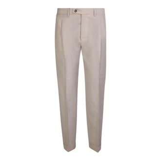 Dell'Oglio Homme, Pantalons, Beige, Taille: W34 Pantalons