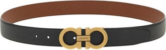 Ferragamo Ceinture Double Ajustable - Homme - Accessoires - Noir - Taille: 115 CM