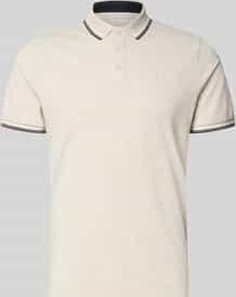 Ragman Modern Fit Poloshirt mit Logo-Print Modell Keep Dry