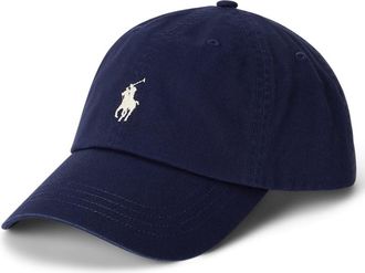 Ralph Lauren Cap aus Baumwoll-Twill mit Pony-Stickerei in
