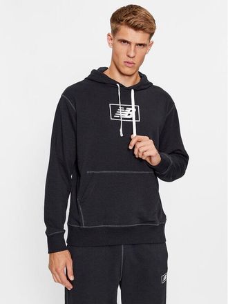 New Balance Sweatshirt NB Essentials Hoodie MT33508 Schwarz Regular Fit