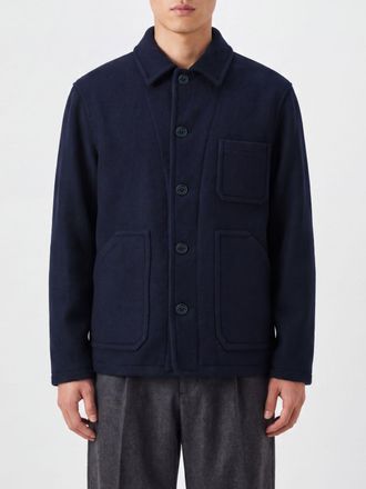 Brooksfield Veste-chemise d&eacute;contract&eacute;e en m&eacute;lange de laine avec poches plaqu&eacute;es avant