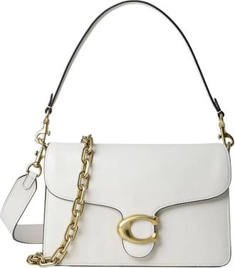 Coach Femme, Sacs, Blanc, Taille: ONE Size Chain Tabby Shoulder Bag