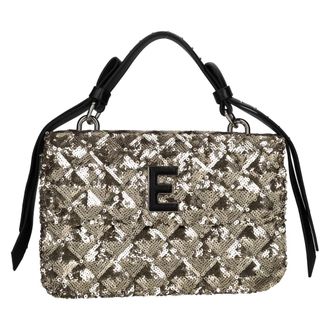 Ermanno Scervino Tasche aus Kunstleder und Pailletten - - Bags - Damen - Gelb - ONE SIZE