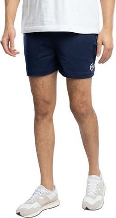 Sergio Tacchini Homme Short De Tennis Cielo, Maritime Blue/Adrenaline Rush/White, L