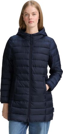 Tom Tailor Damen 1046684 Lightweight Steppmantel mit Kapuze, 10668-Sky Captain Blue, XS