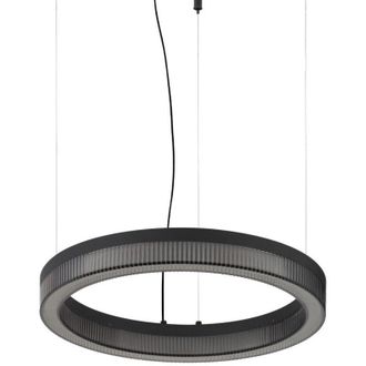 Ideal Lux Ideal Lux CROWN Suspension LED int&eacute;gr&eacute;e 40 cm, noire, 2050 lm, 3000 K